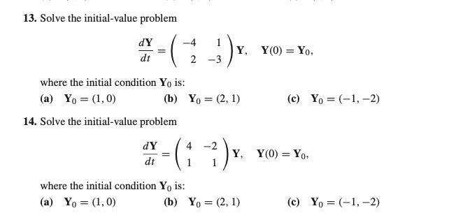 In Exercises 9-12, we refer to initial-value problems | Chegg.com