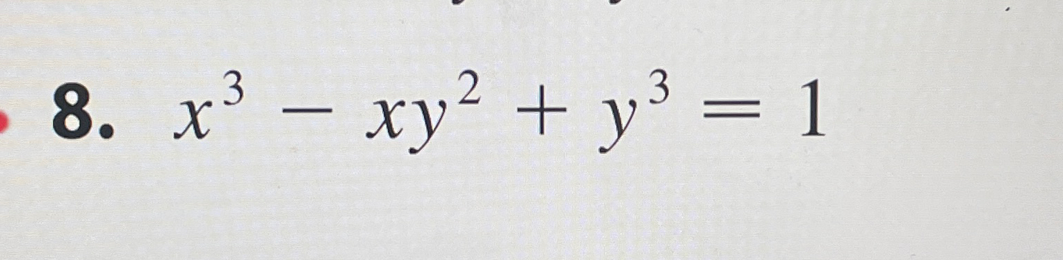 Solved Find dy/dx by differentiationx3-xy2+y3=1 | Chegg.com