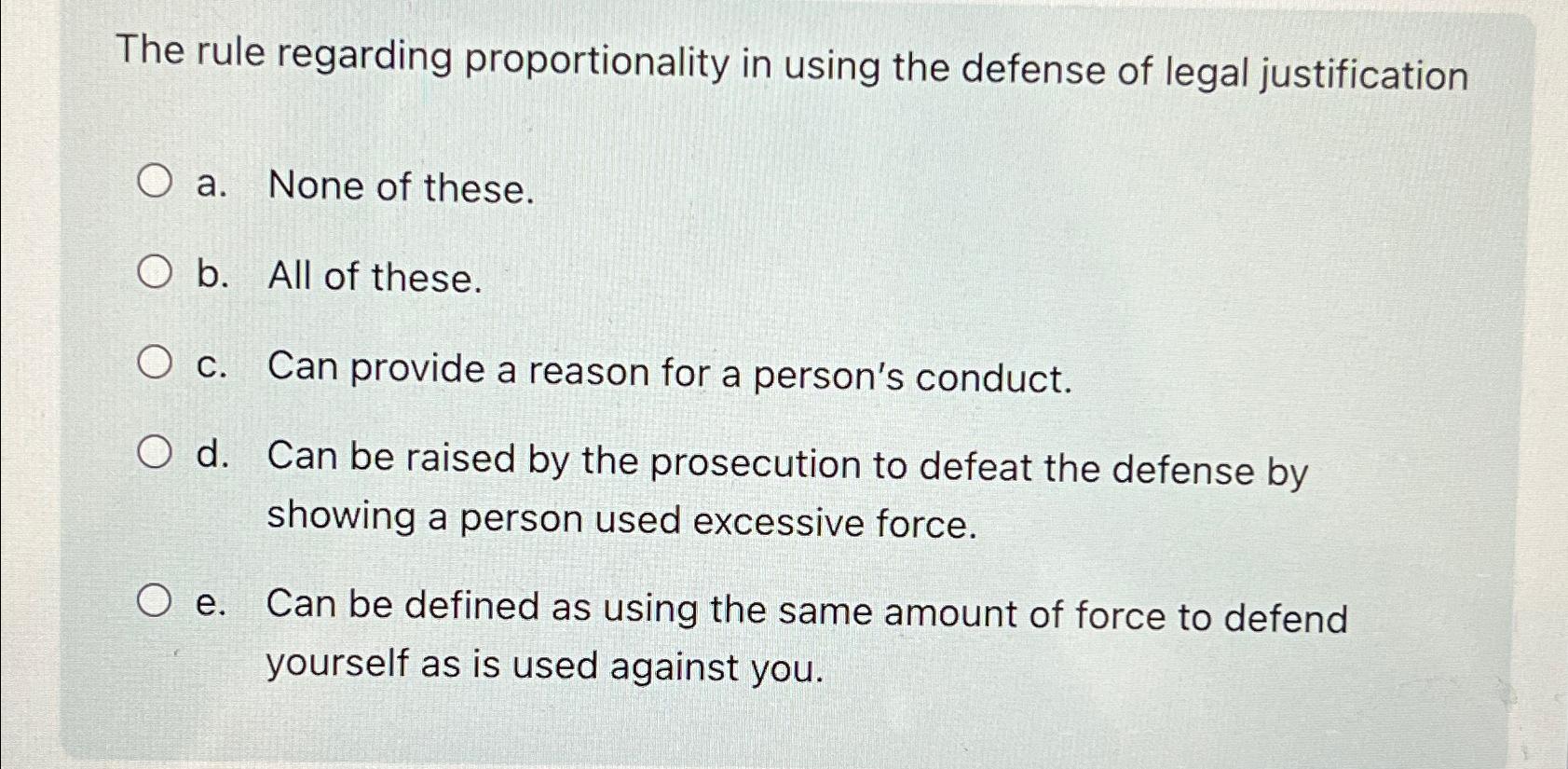 Solved The rule regarding proportionality in using the | Chegg.com