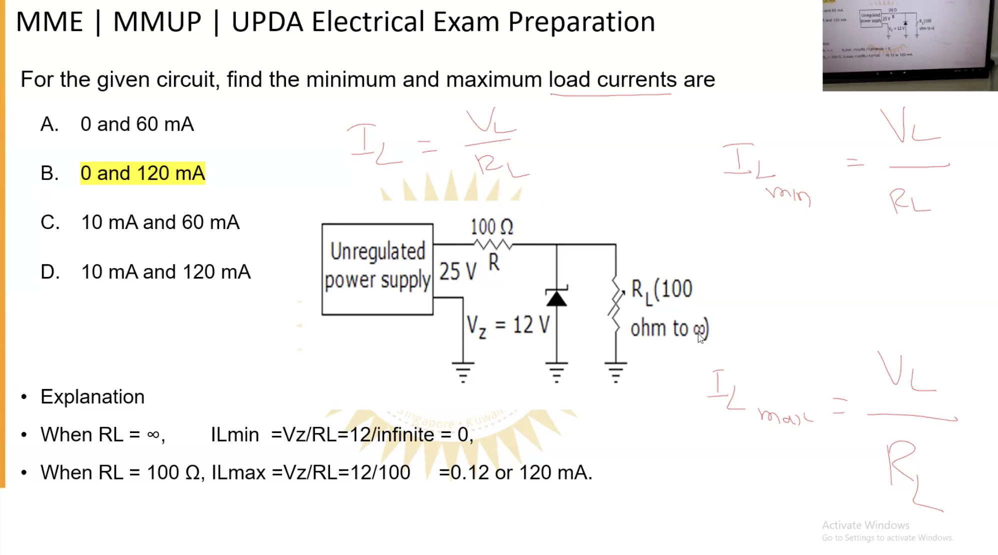 Solved MME | ﻿MMUP | ﻿UPDA Electrical Exam PreparationFor | Chegg.com