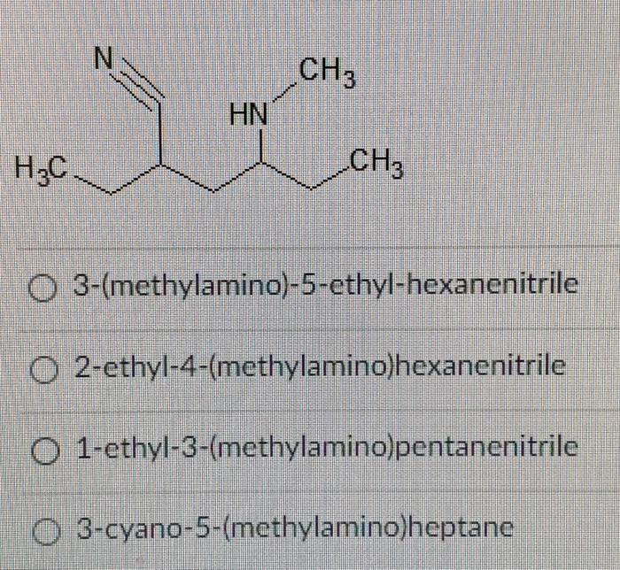 Solved N CH3 " HN Нас CH3 O | Chegg.com