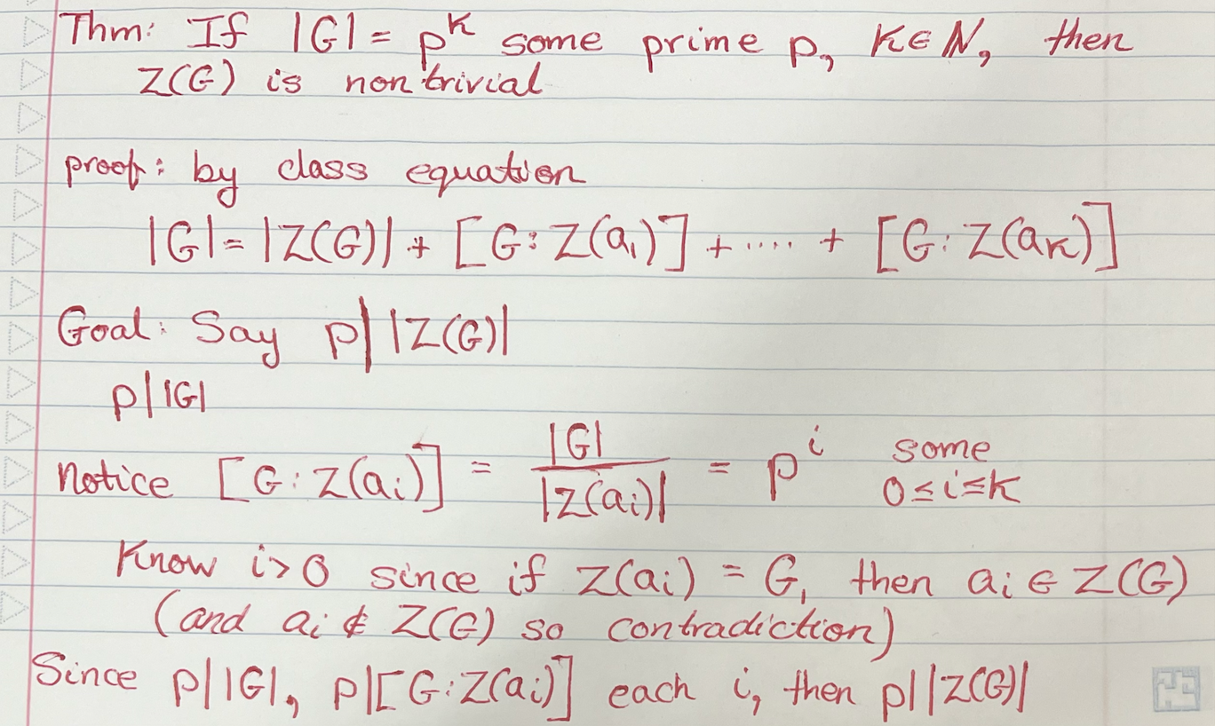 Solved Please help explain this abstract ﻿algebra theorem | Chegg.com