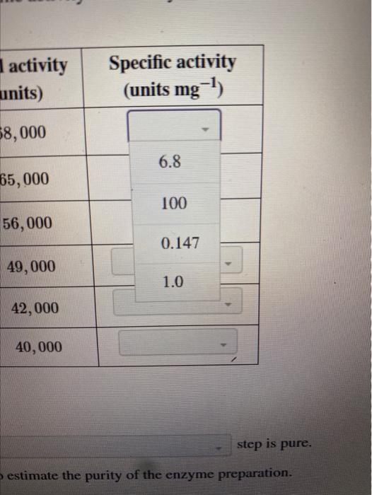 Solved A biochemist discovers and purifies a new enzyme, | Chegg.com