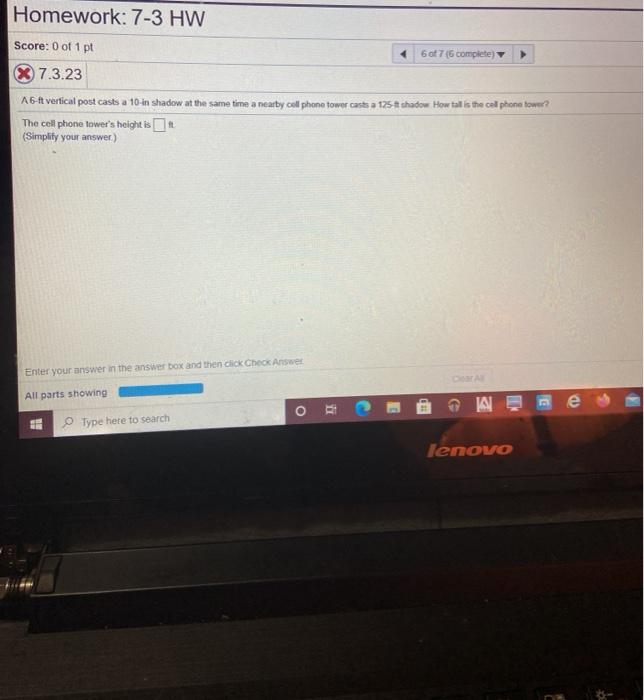 Solved Homework 7 3 Hw Score 0 Of 1 Pt 6 Of 76 Complete X
