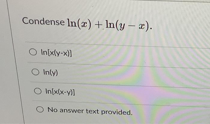 Solved If log(x) = 6 and log(y) = 11, then what is log(ay)? | Chegg.com