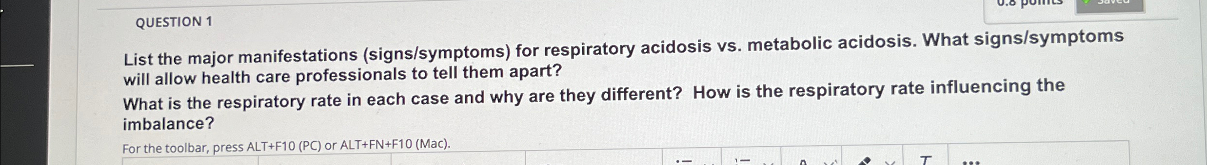 Solved QUESTION 1List the major manifestations | Chegg.com