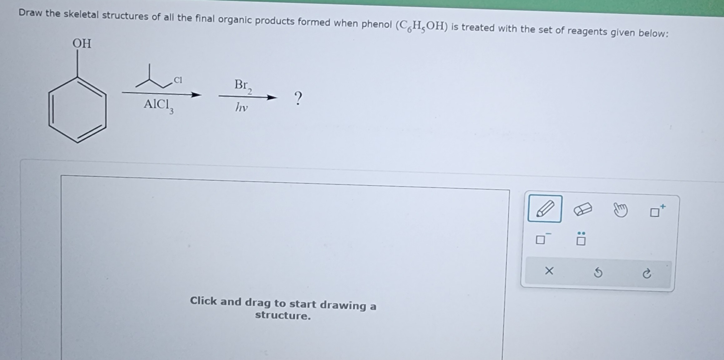 Solved Draw the skeletal structures of all the final organic | Chegg.com