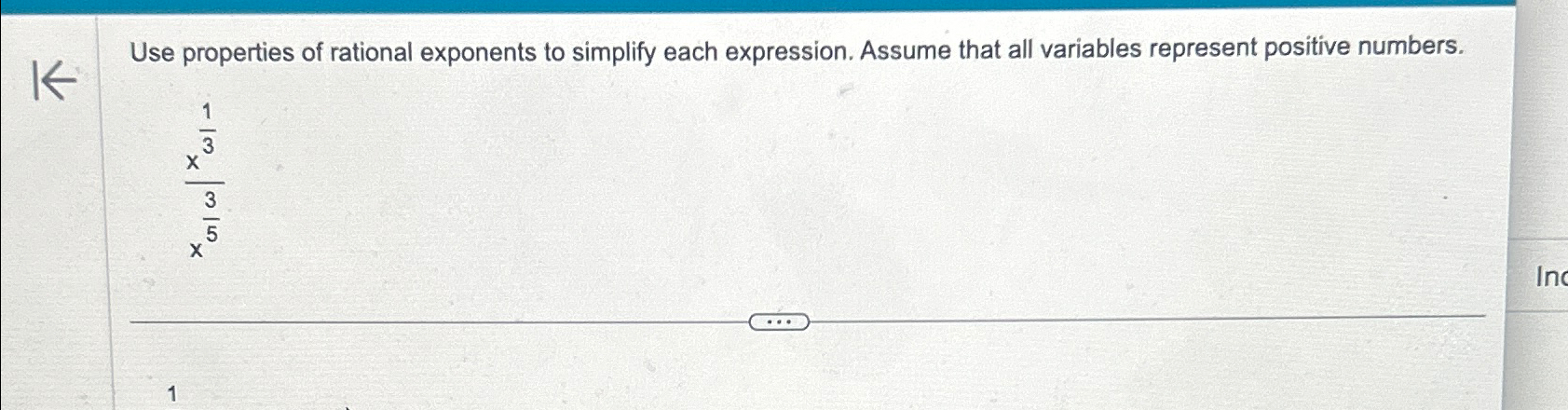 Solved Use properties of rational exponents to simplify each | Chegg.com