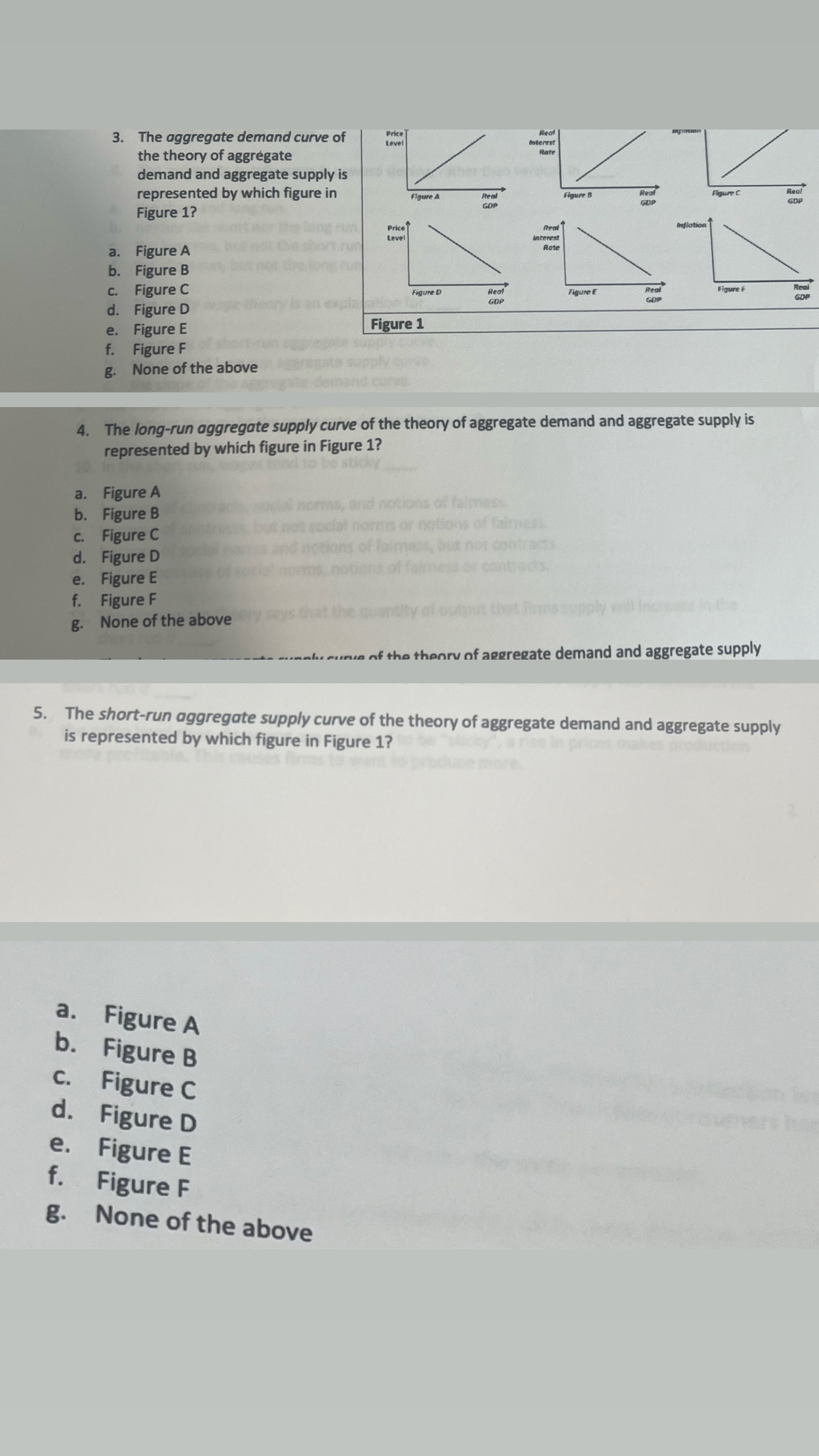 Solved The aggregate demand curve of the theory of aggregate | Chegg.com