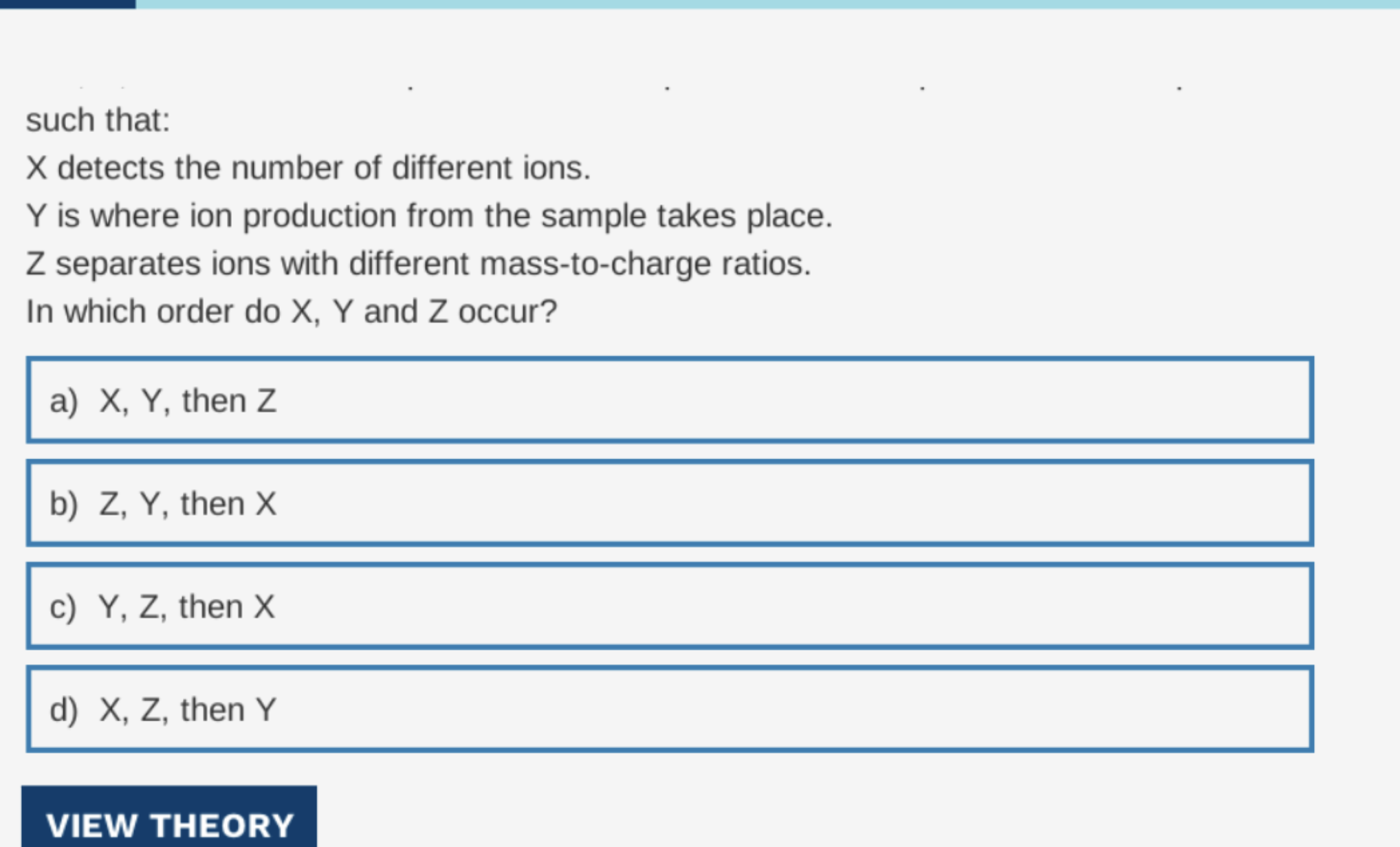 Solved such that:x ﻿detects the number of different ions.Y | Chegg.com