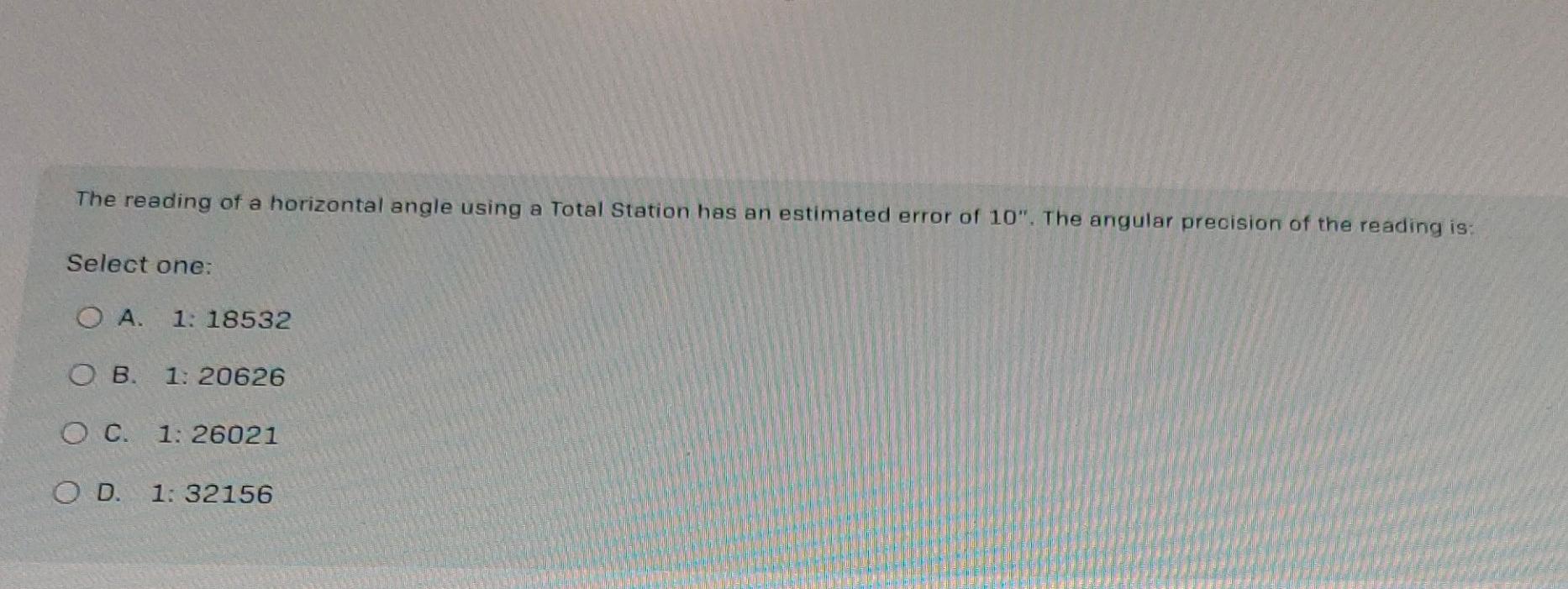 Solved The reading of a horizontal angle using a Total | Chegg.com