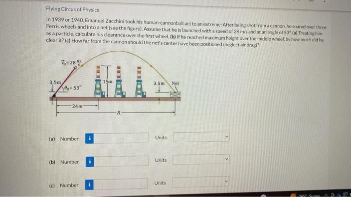 Solved Flying Circus of Physics In 1939 or 1940 , Emanuel | Chegg.com