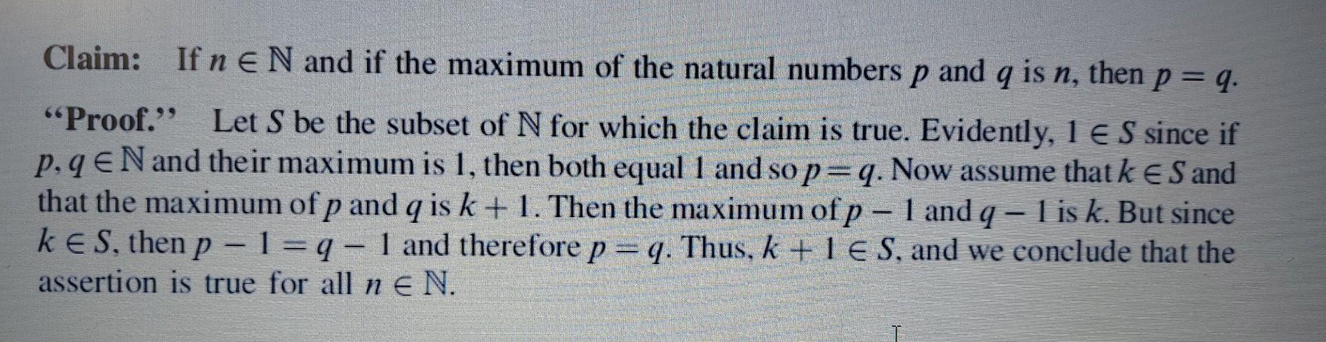 Solved find the error in the following proof use the | Chegg.com