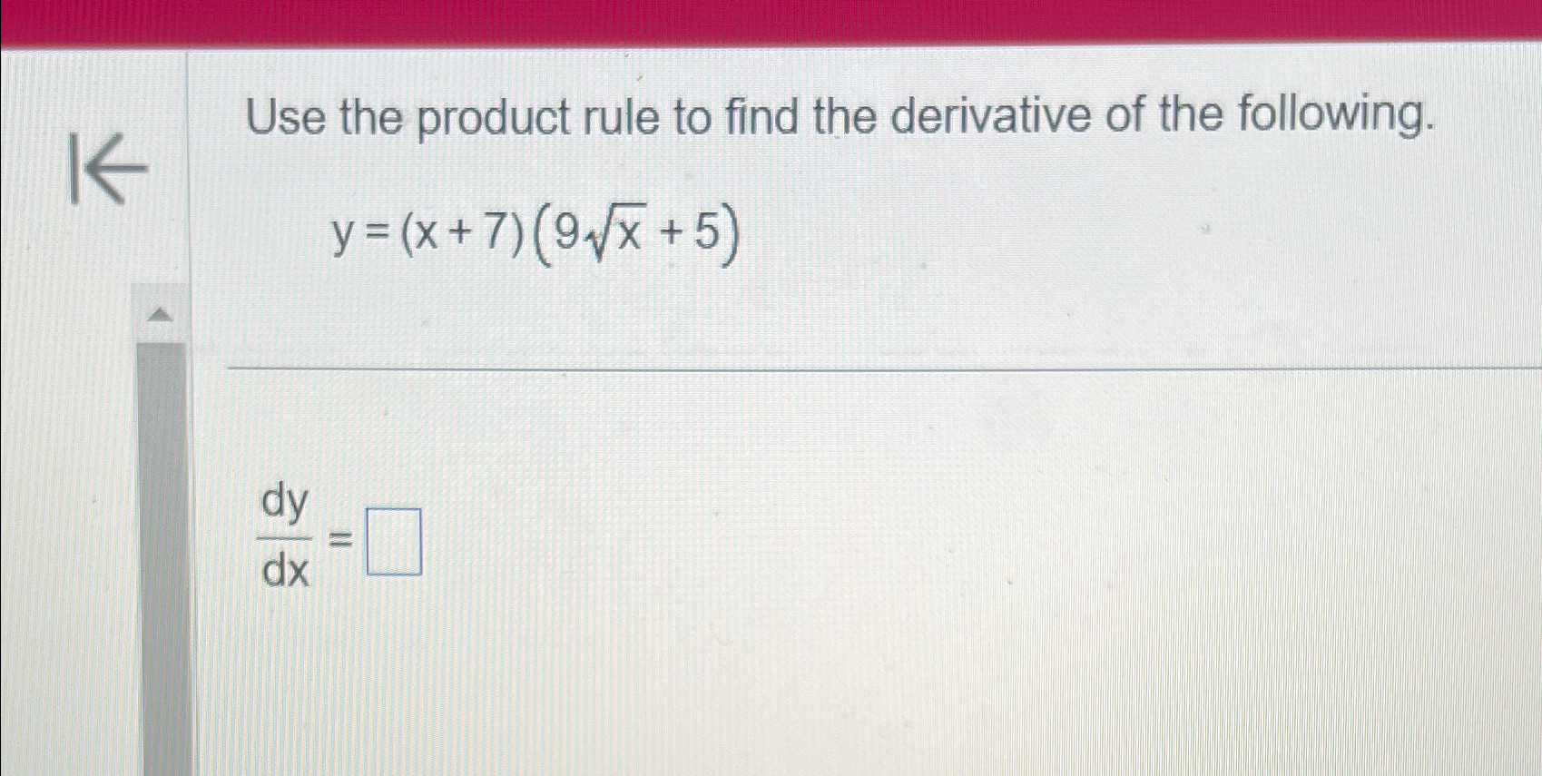 Solved Use the product rule to find the derivative of the | Chegg.com
