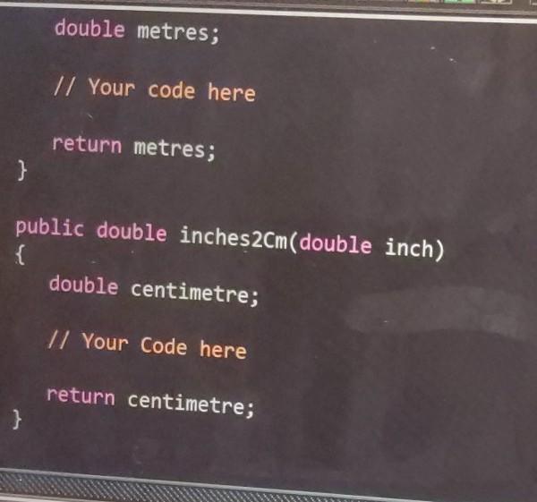 Solved You have been given an incomplete program, | Chegg.com