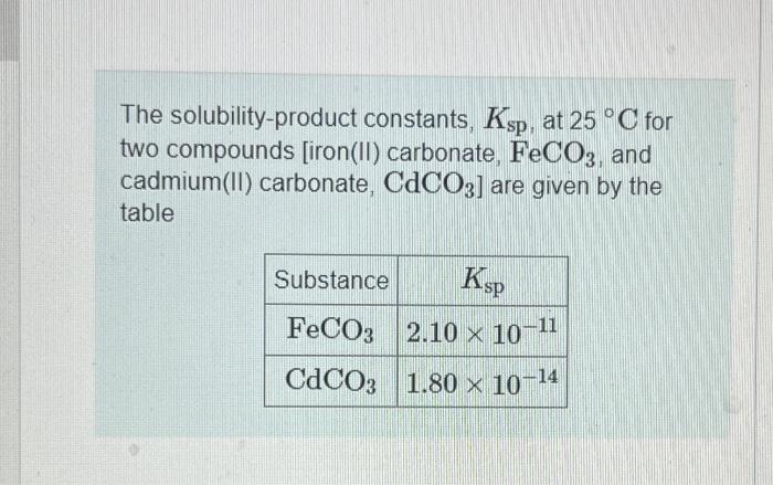 Solved A solution of Na2CO3 is added dropwise to a solution | Chegg.com
