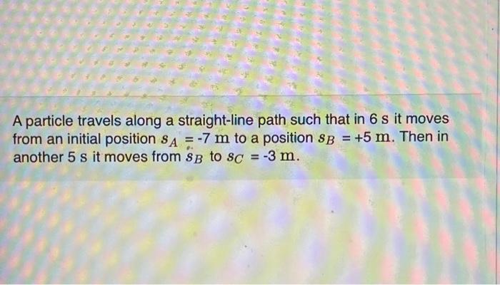 Solved A particle travels along a straight-line path such | Chegg.com