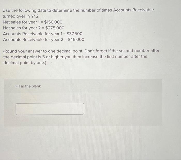 Solved Use the following data to determine the number of | Chegg.com