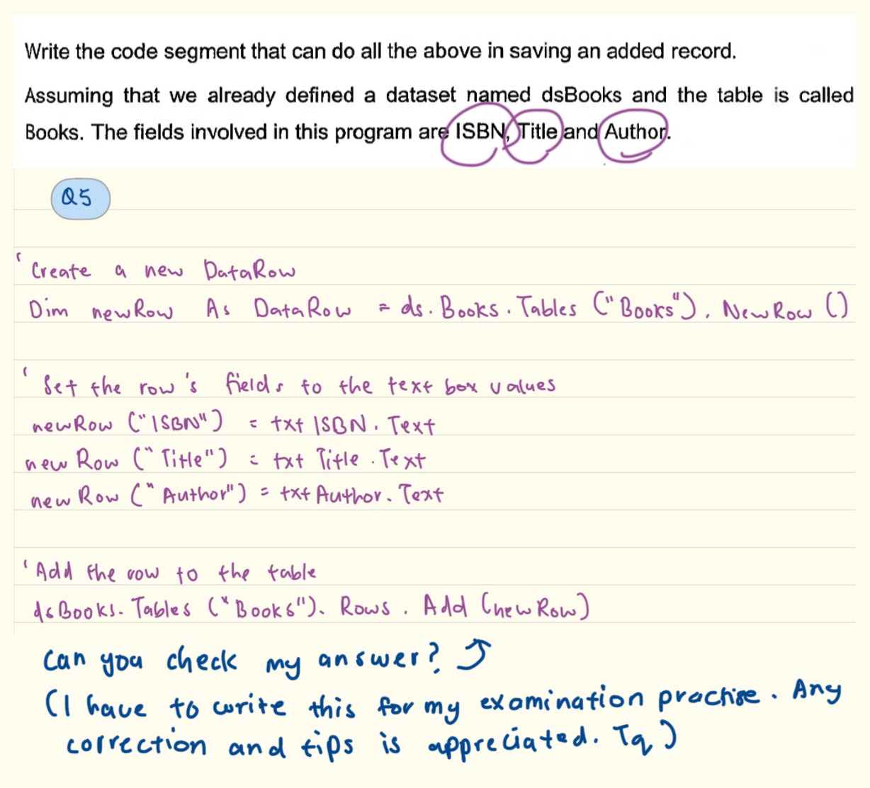 Solved Write the code segment that can do all the above in | Chegg.com