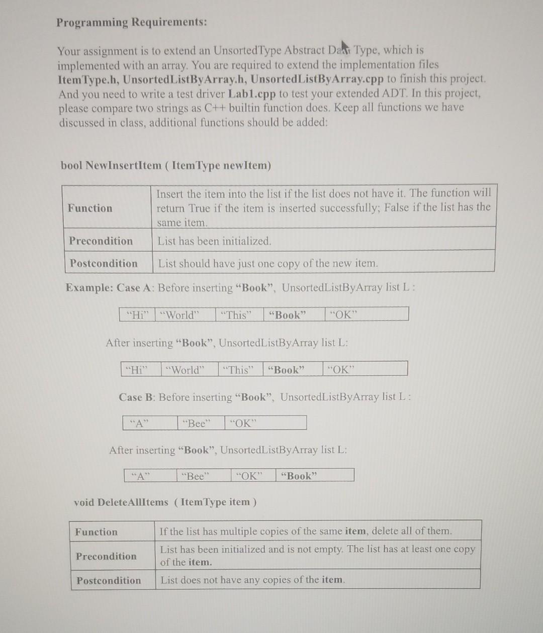 Solved Programming Requirements: Your assignment is to | Chegg.com