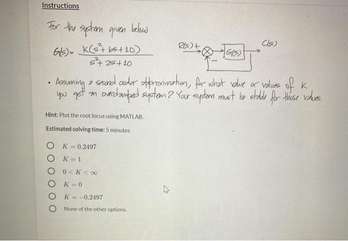 Solved Instructions For the suptan given below Rist Cls) | Chegg.com