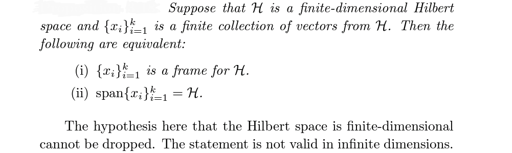 Solved Suppose that H ﻿is a finite-dimensional Hilbert space | Chegg.com