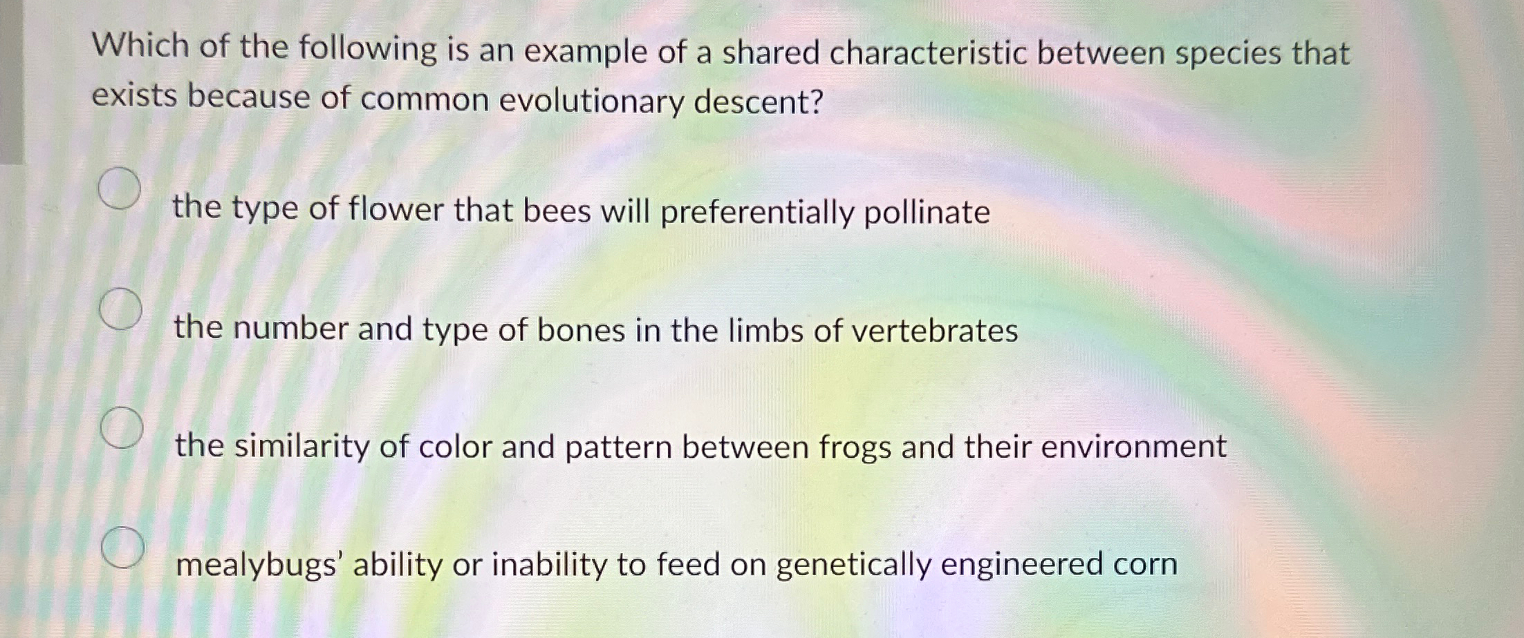 Solved Which of the following is an example of a shared | Chegg.com