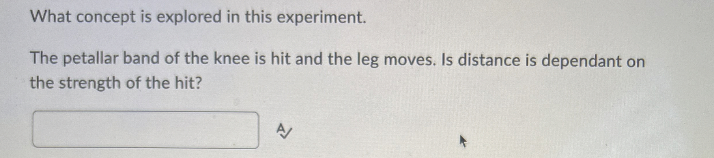Solved What concept is explored in this experiment.The | Chegg.com