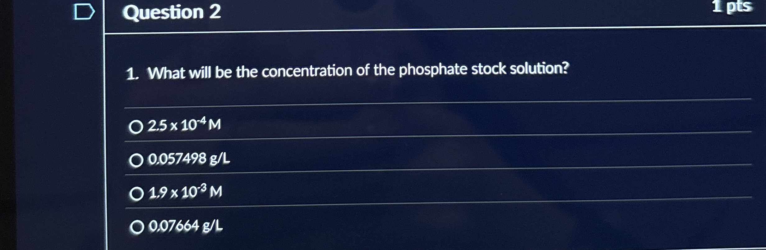 Solved Question 21 ﻿ptsWhat will be the concentration of the | Chegg.com