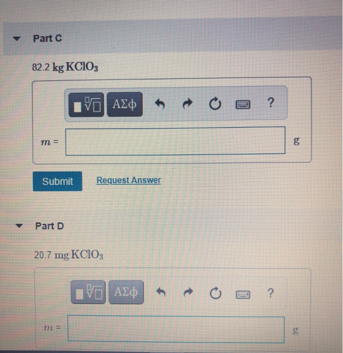 Solved calculate how many grams of oxygen form when each of | Chegg.com
