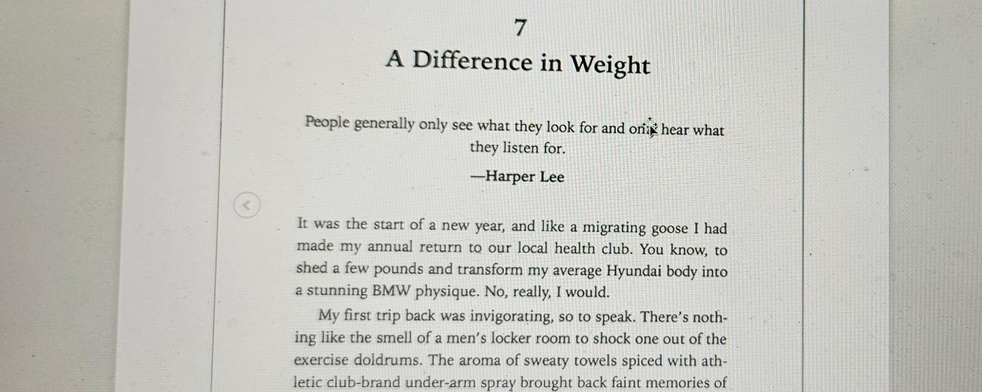 Solved 1. First glance. What invisible weights have you | Chegg.com