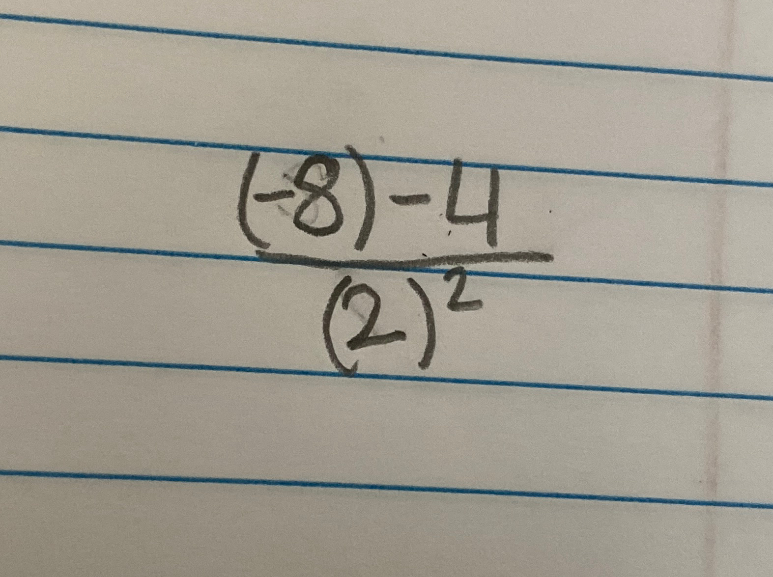 Solved Evaluate each expression (-8)-4(2)2 | Chegg.com