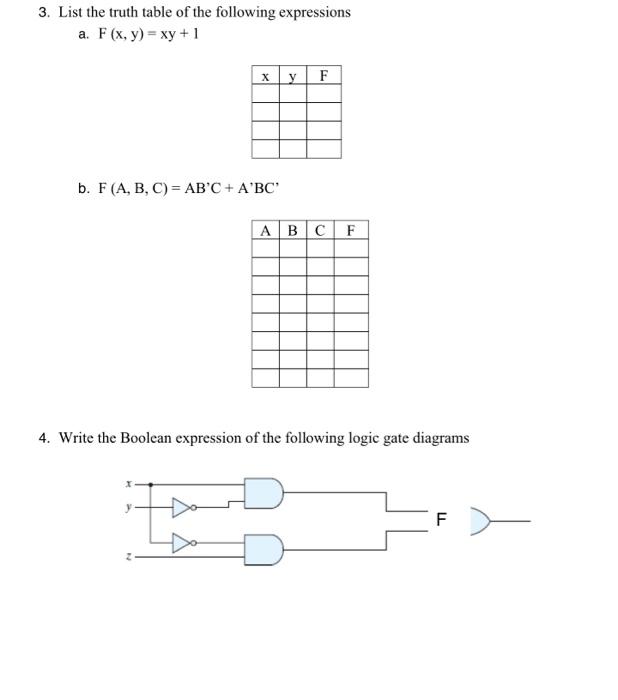 Solved 1. Find the complement of the following expressions | Chegg.com