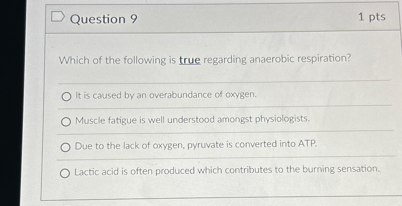 Solved Question 91ptsWhich of the following is true | Chegg.com
