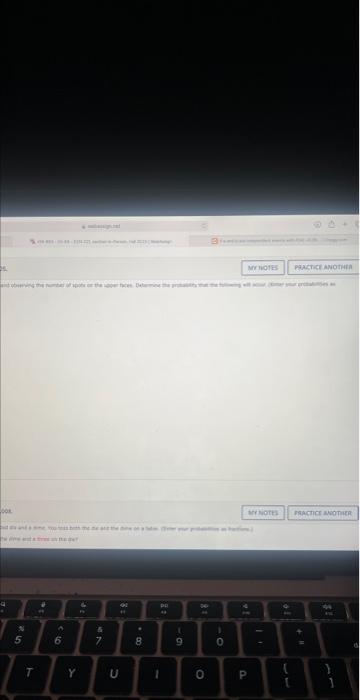 Solved An experiment consists of throwing two six-sided | Chegg.com