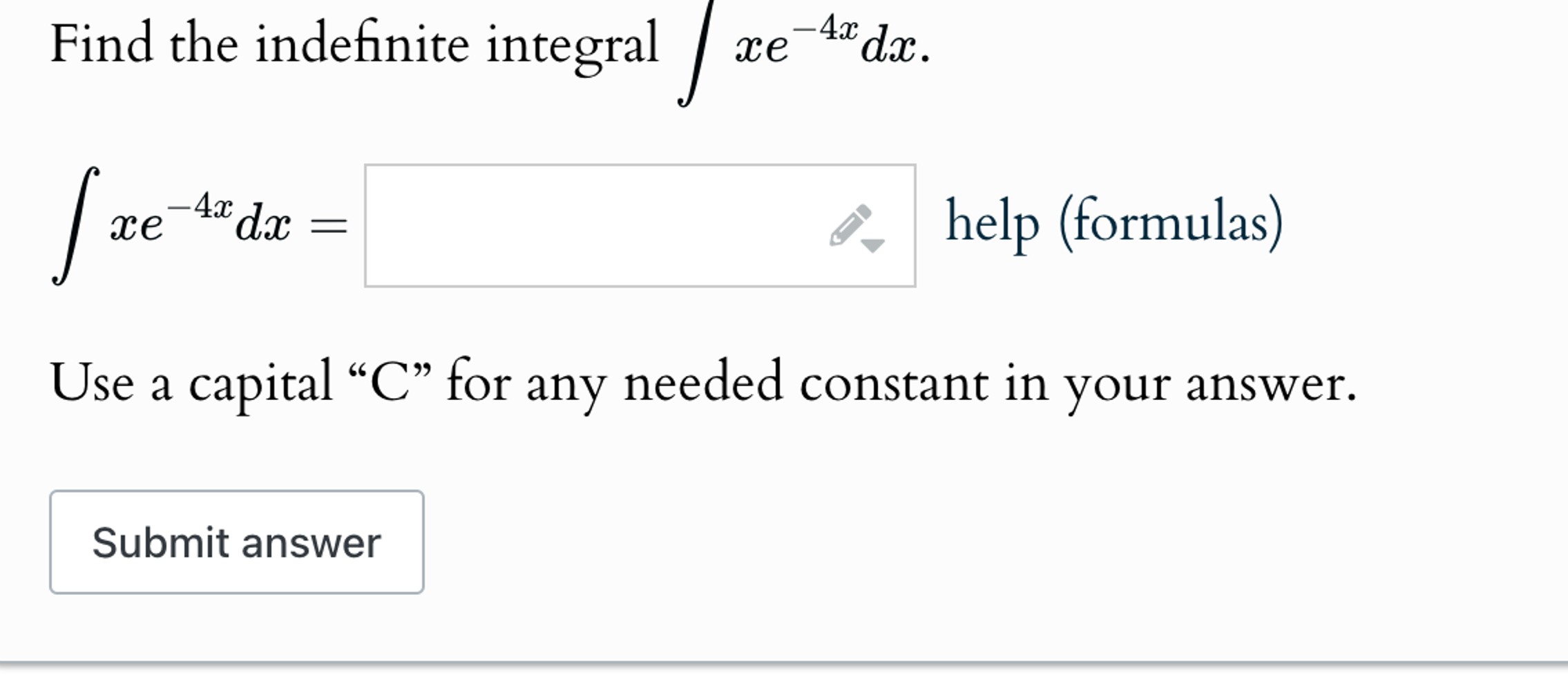 Solved Find the indefinite integral | Chegg.com