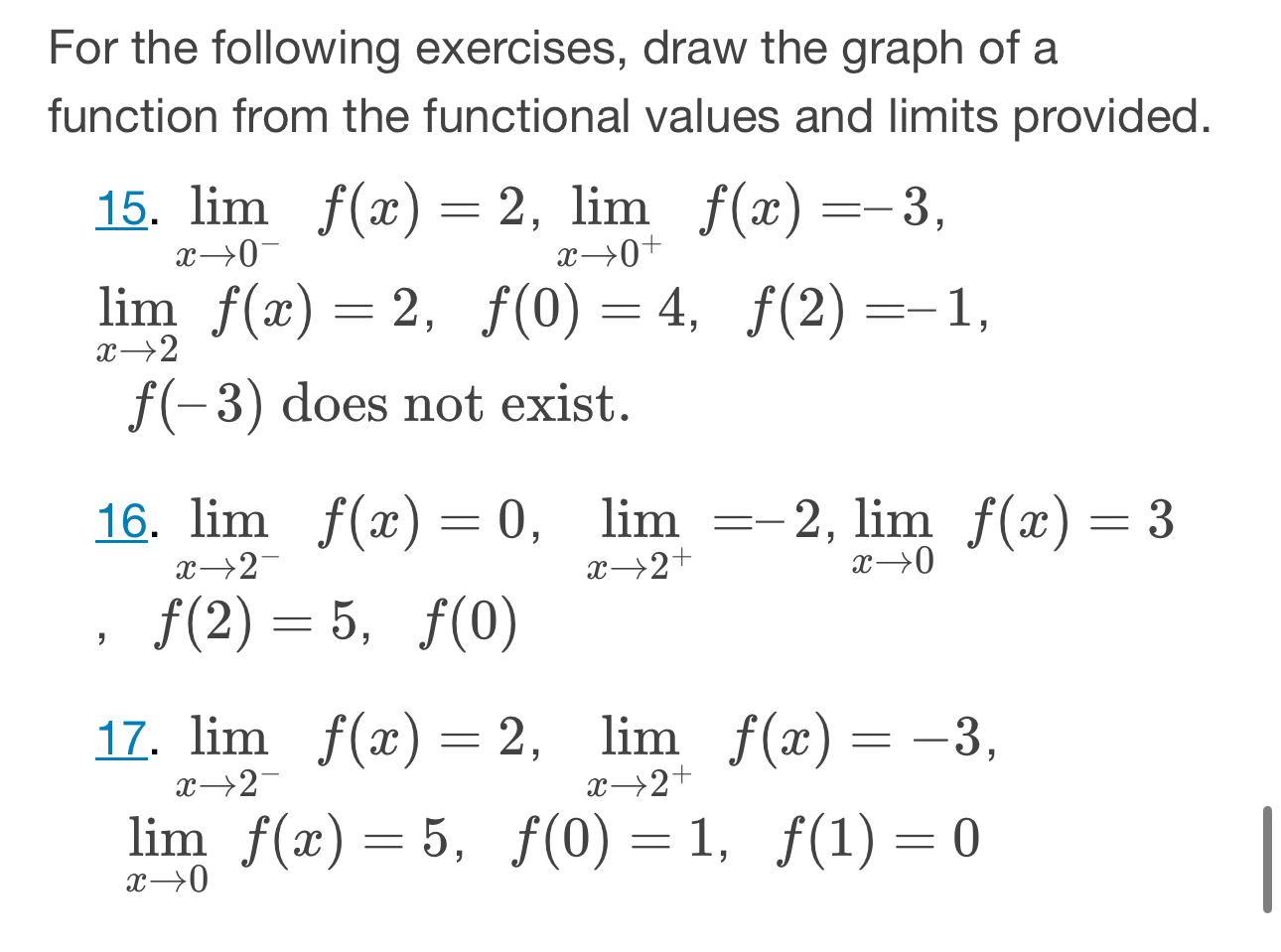 Solved For the following exercises, draw the graph of a | Chegg.com