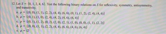 Solved 23. Find the reflexive, symmetric, and transitive | Chegg.com