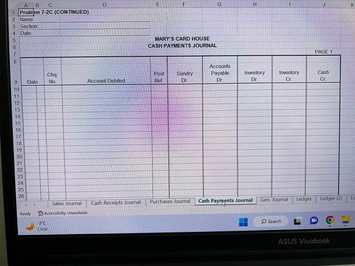 please help me answer the problems( sales journal, | Chegg.com