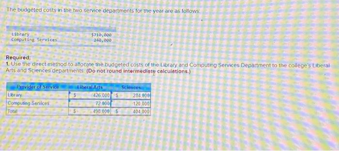 Solved the computing service for both liberal arts and | Chegg.com