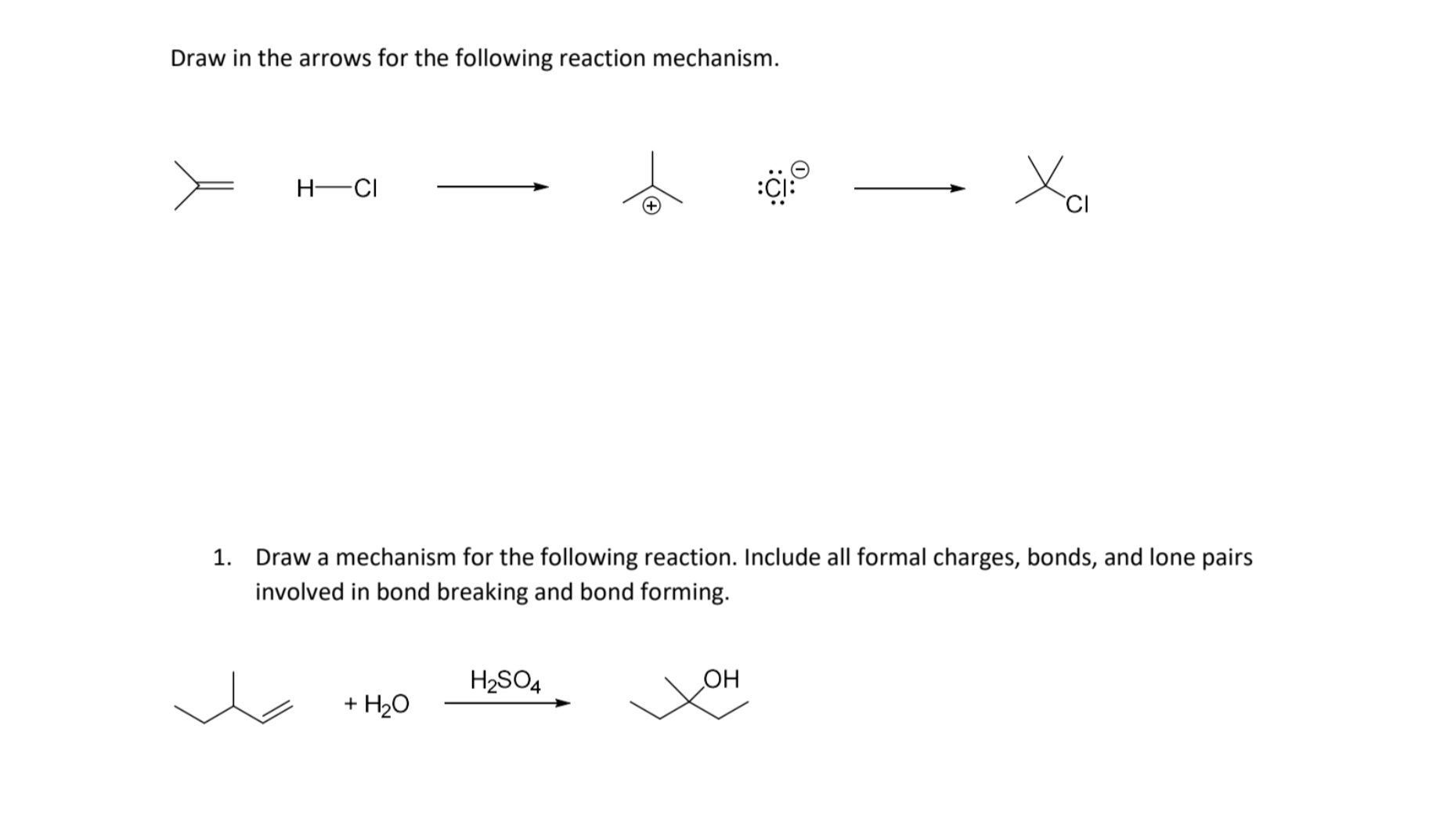 Solved Draw in the arrows for the following reaction | Chegg.com
