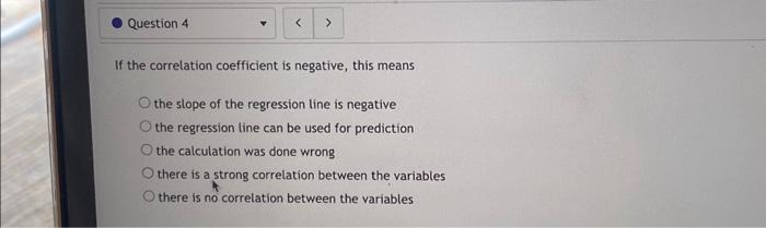 Solved The correlation coefficient, r, is a number between | Chegg.com