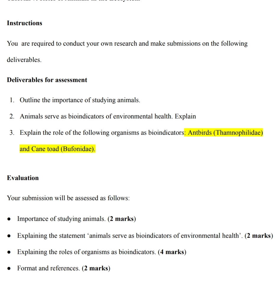 Solved InstructionsYou are required to conduct your own | Chegg.com