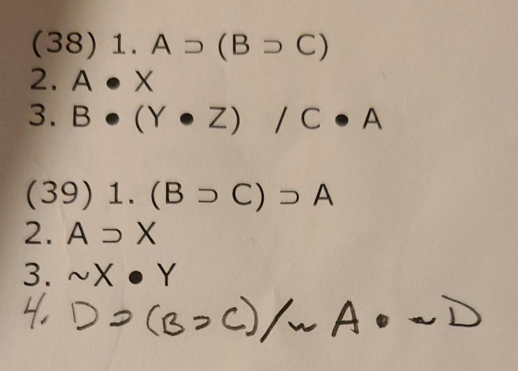 Solved 8 Rules of Implication Homework Exercise 3 This | Chegg.com