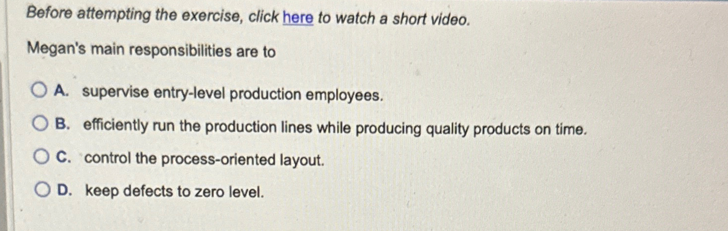 Solved Before attempting the exercise, click here to watch a | Chegg.com