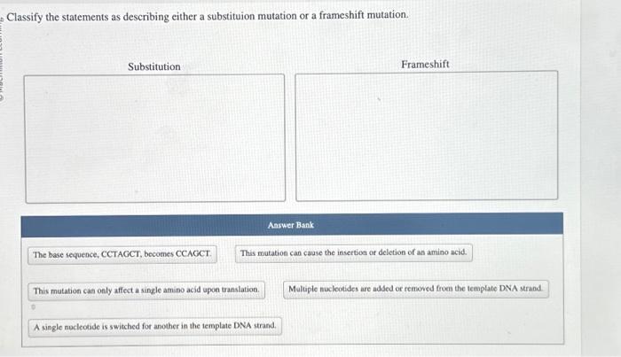 Classify the statements as describing either a | Chegg.com