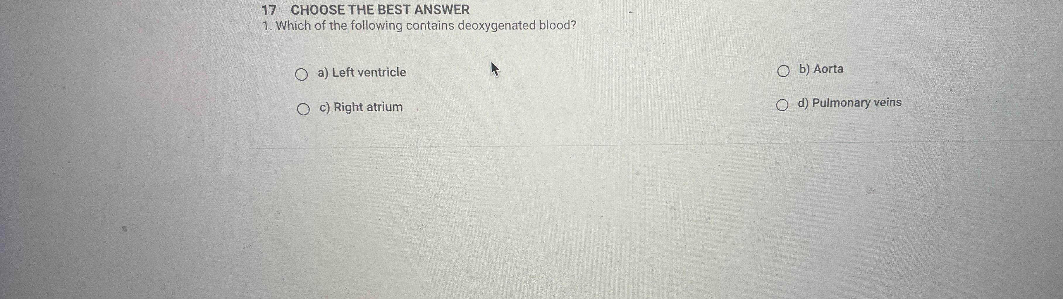 Solved CHOOSE THE BEST ANSWERWhich of the following contains | Chegg.com