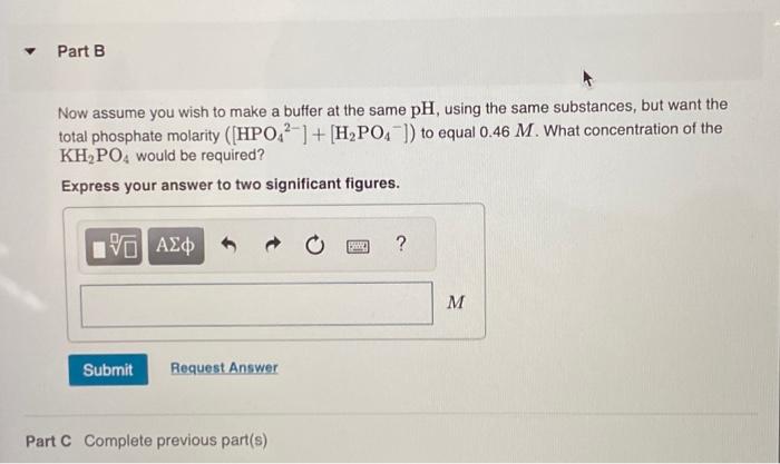 Solved Suppose you wanted to make a buffer of exactly pH7.00 | Chegg.com