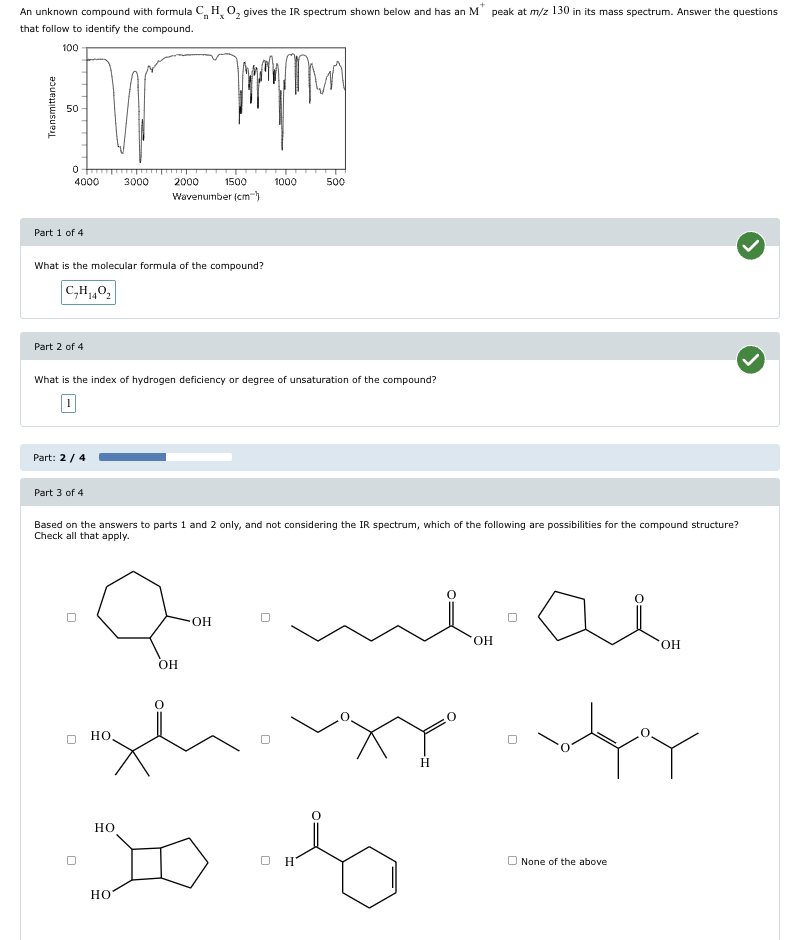 Solved An ﻿unknown compound with formula CnHxO2 ﻿gives the | Chegg.com