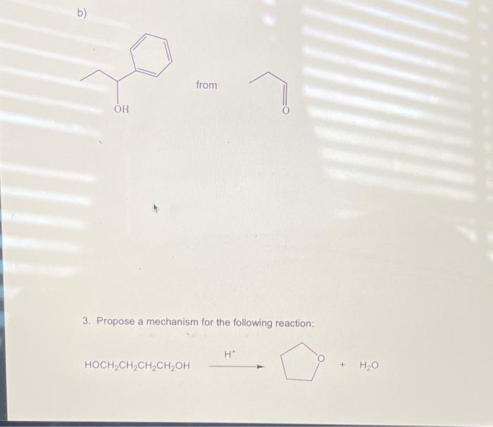 Solved Propose synthesis from given starting material and | Chegg.com